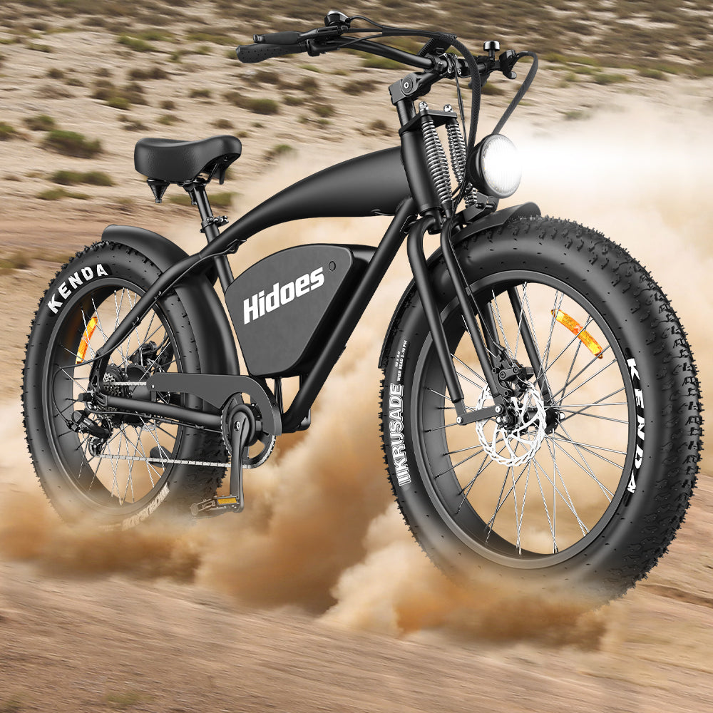Hidoes B3 Fat Tire Electric Bike | Long Range Electric Bike – Hidoes UK