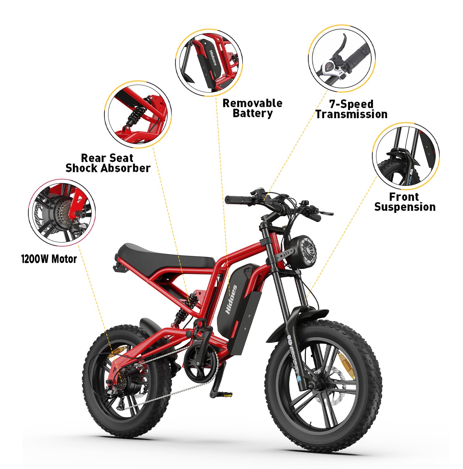 Hidoes B6 Electric Mountain Bike | Best Budget Electric Bike | Hidoes Bikes – Hidoes UK