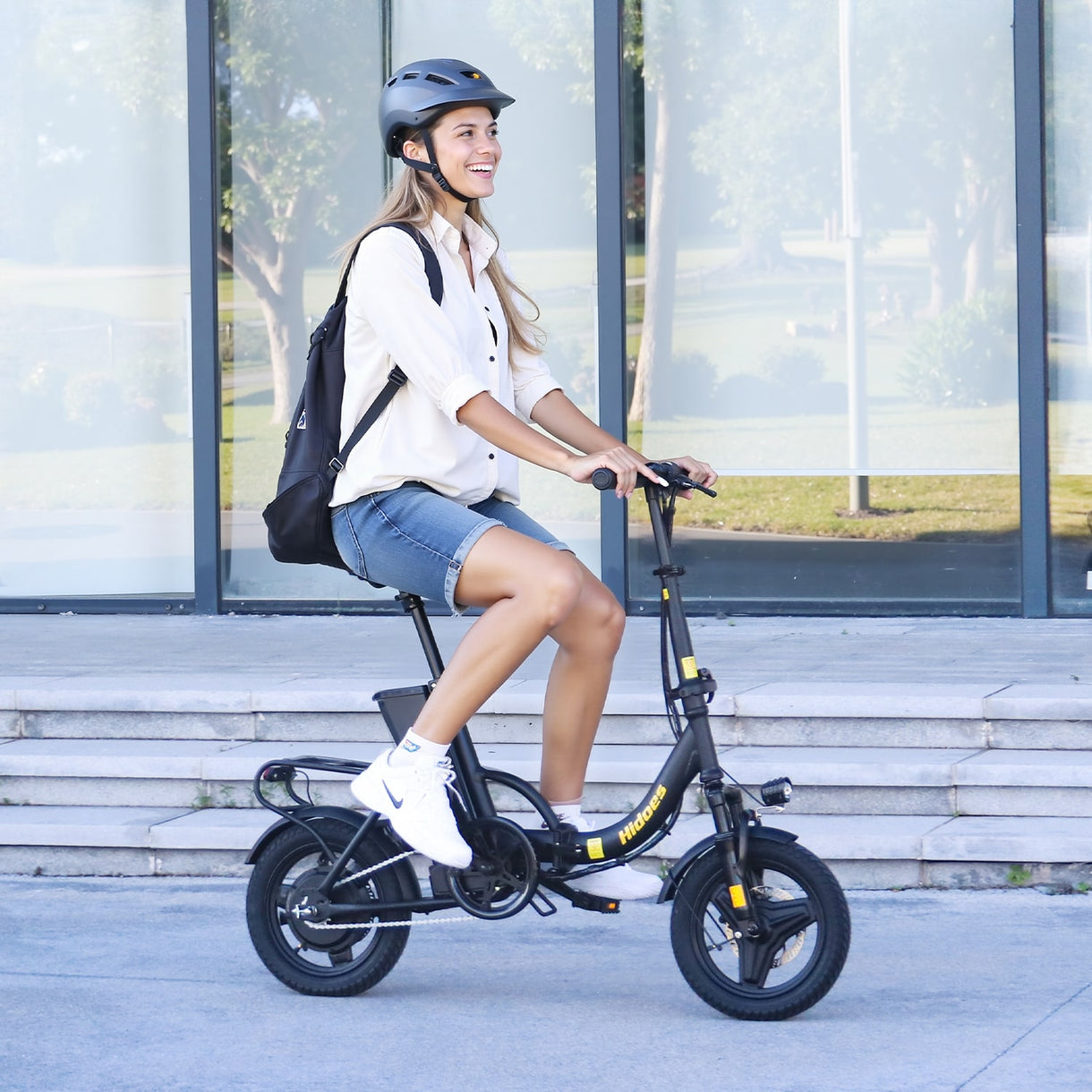 Hidoes C5 Folding Electric Bike | 250W, 36V 10.4Ah, Compact Commuter E ...